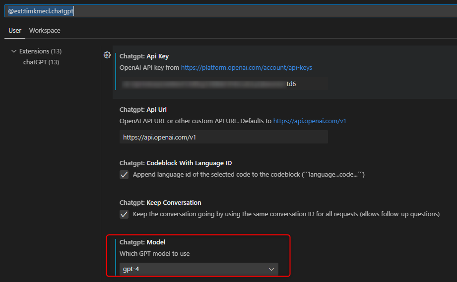 The Model Gpt 4 Does Not Exist · Issue 34 · Timkmecl Chatgpt Vscode · Github