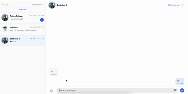 GitHub - artemplv/QuickChat-AI: Messenger SPA with AI-powered chats. No frontend framework.