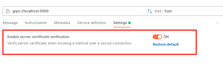 Support using server certificate for gRPC · Issue #10533 · postmanlabs ...