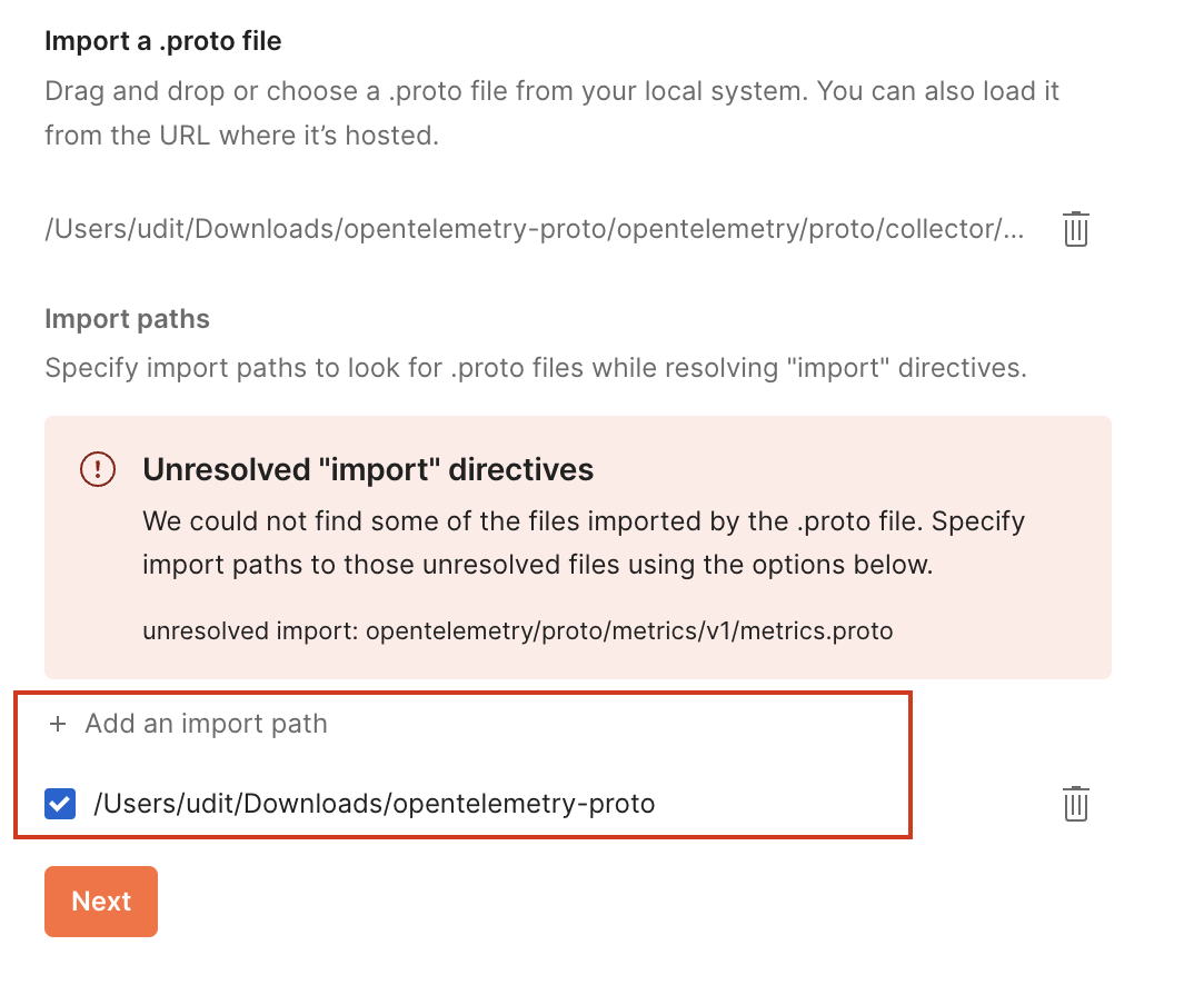 Unable to import Open Telemetry proto from URL · Issue #11639 · postmanlabs/postman-app-support ...