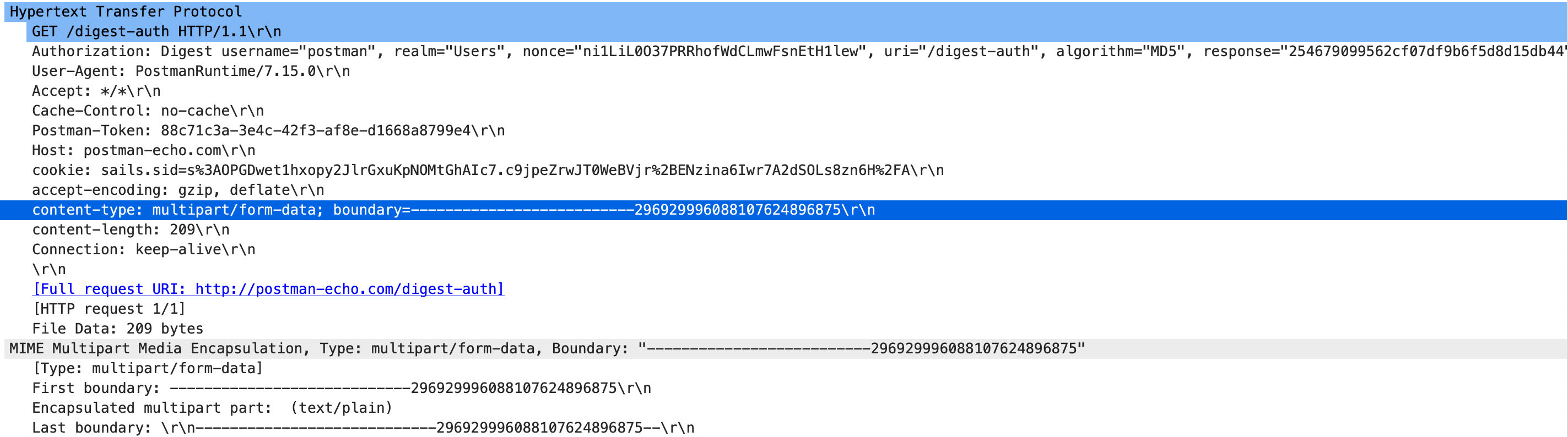 Content Type Boundary Header For Multipartform Data Is Incorrect When