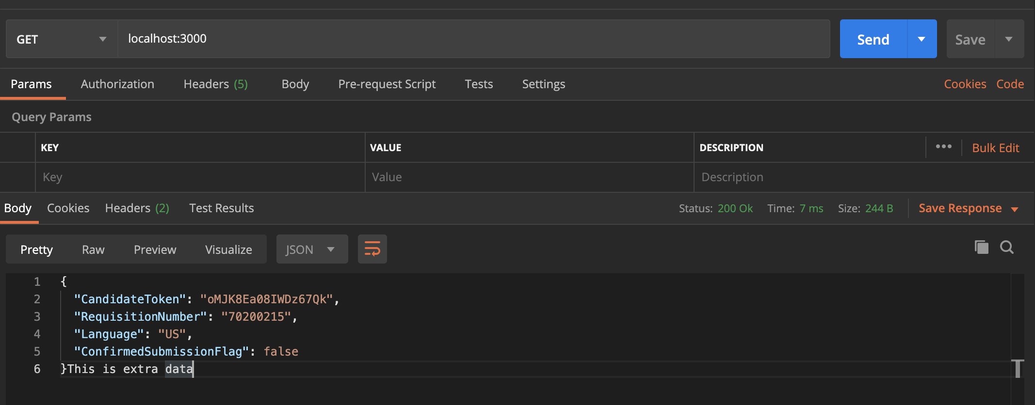 Postman Removing Extra Data In Json Response · Issue 8557 · Postmanlabspostman App Support
