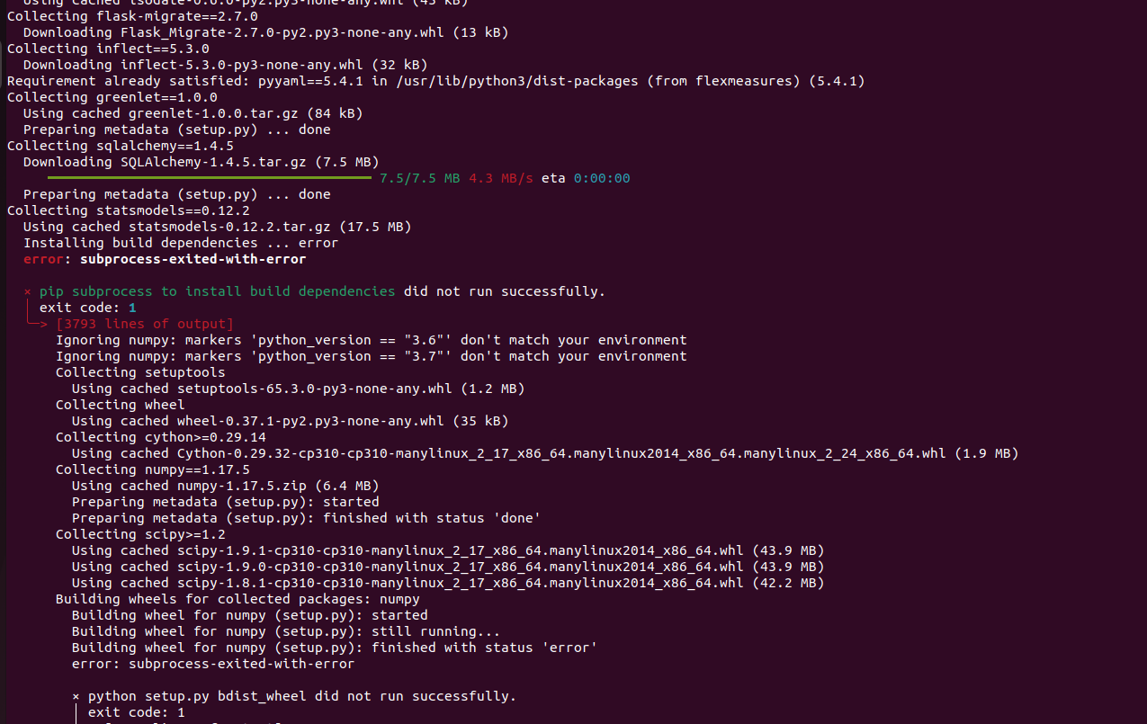 Installation Issues · Issue #495 · FlexMeasures/flexmeasures · GitHub