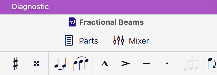 Remove ugly 'MU' file icon from the top bar for saved scores · Issue ...