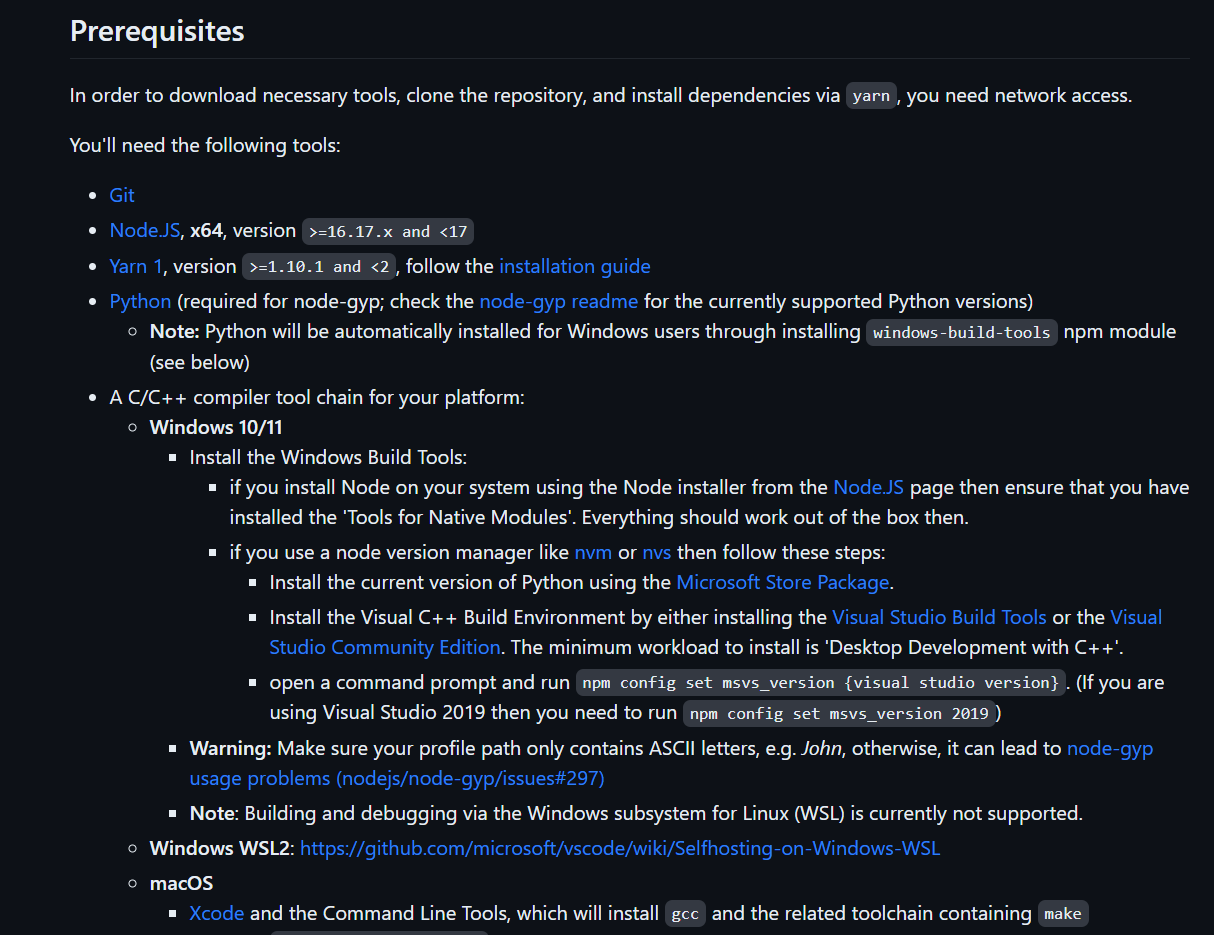 Can Not Build And Run From Source On Windows11 · Issue 189619 · Microsoftvscode · Github 