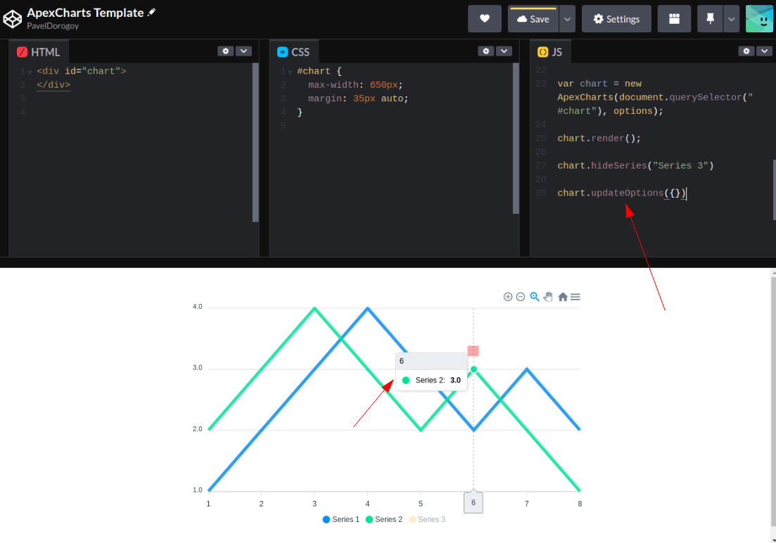 The shared tooltip for multiple series does not work correctly when ...