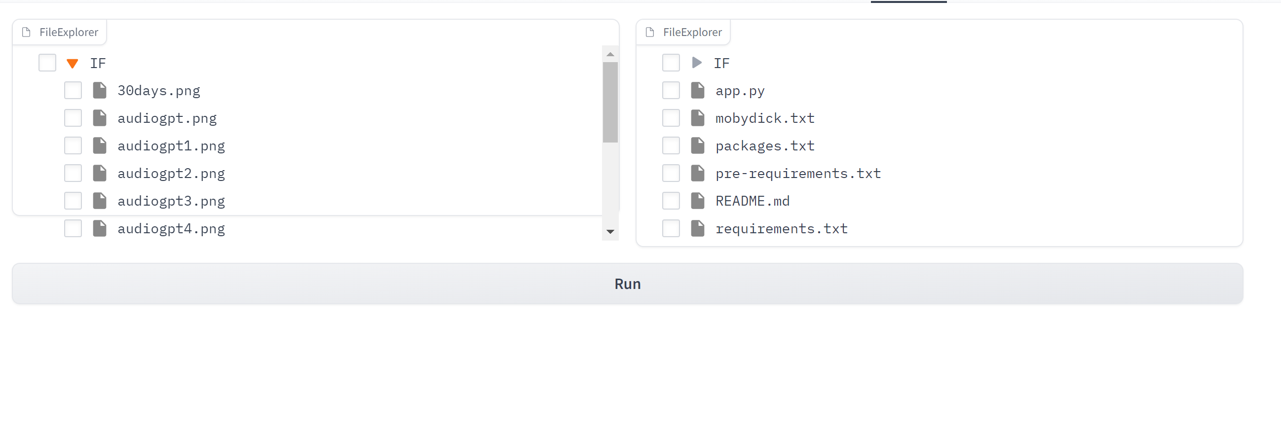 Issue with Display in FileExplorer Component · Issue #5824 · gradio-app/gradio · GitHub