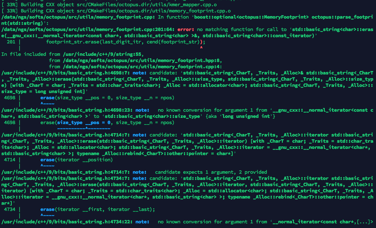 [src/CMakeFiles/octopus.dir/utils/memory_footprint.cpp.o] Error 1 · Issue #80 · luntergroup ...