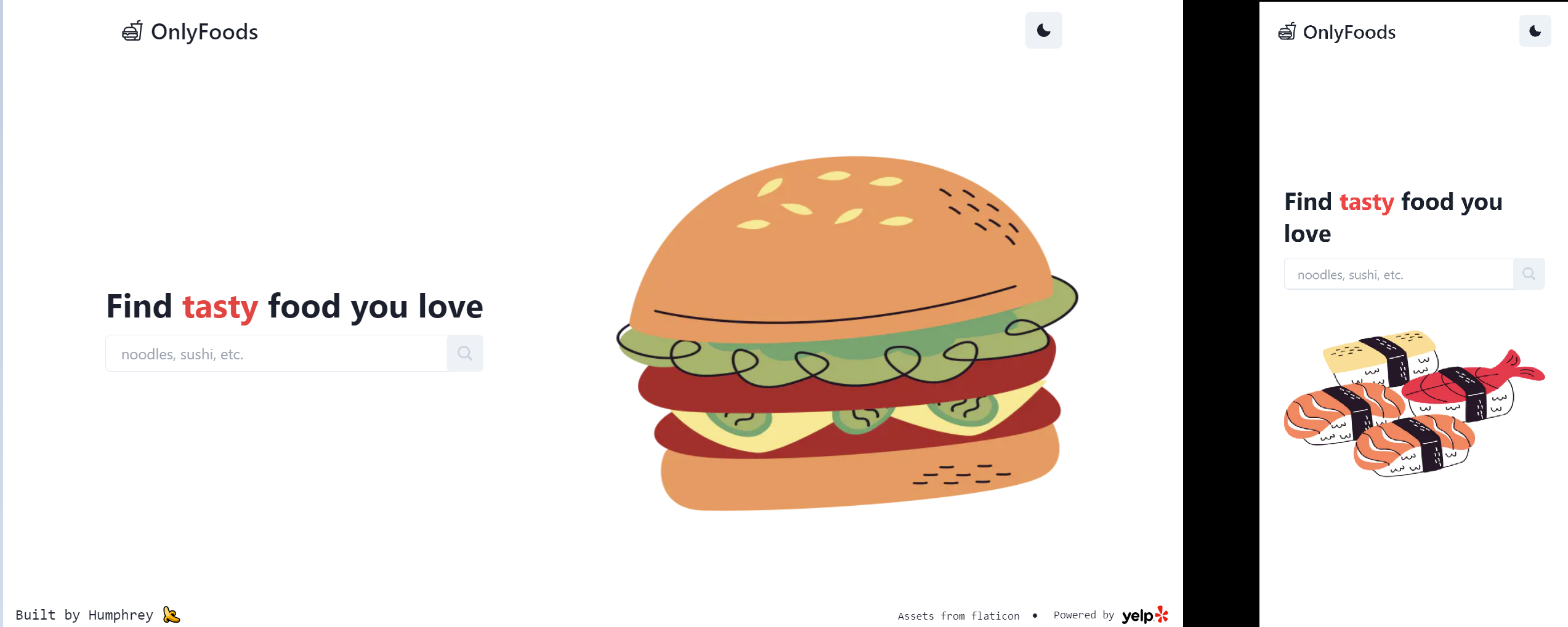 GitHub - bananamonkey4655/onlyfoods: A food search app built with Next ...