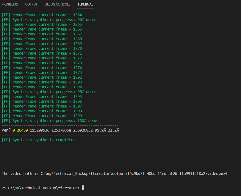 生成视频时长错误, 期待20秒, 但结果只有14秒. · Issue #281 · tnfe/FFCreator · GitHub