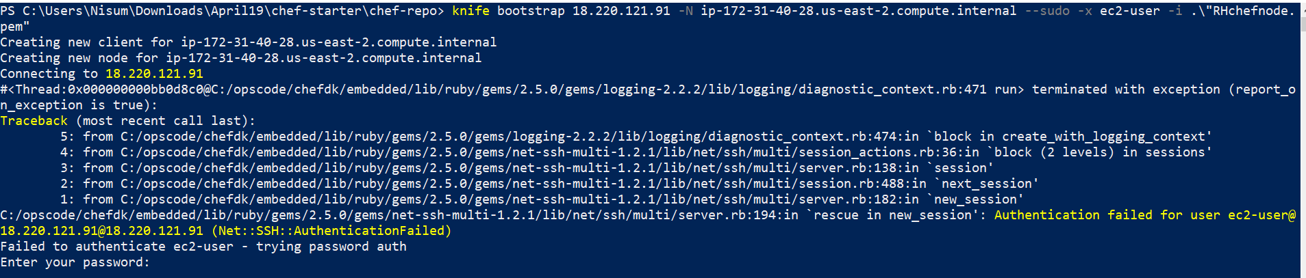 Bootstrap connection making issue, ssh authentication · Issue #3 · asquarezone/DevOpsClassRoom ...