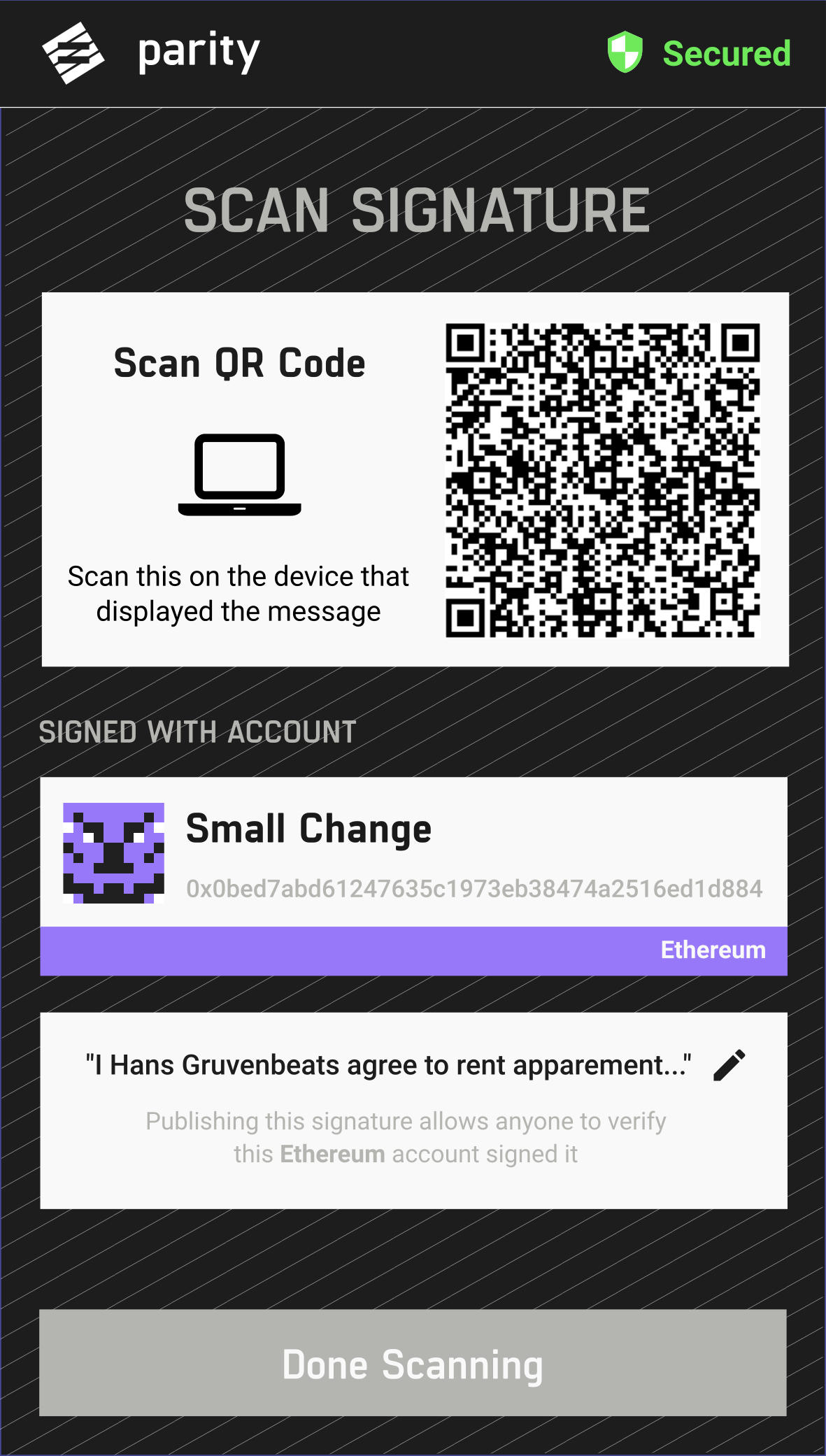 [new ui] new sign transaction screens · Issue #106 · novasamatech/parity-signer · GitHub