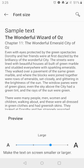 Text is misaligned if font size is increased in system settings · Issue ...