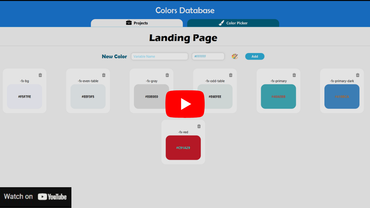 GitHub - AbdelrahmanBayoumi/Colors-Database: Colors Database App is a ...