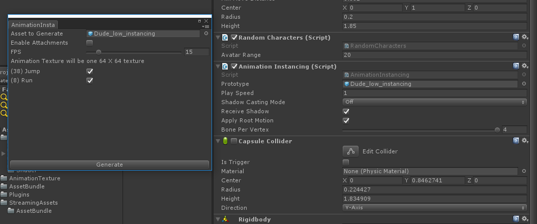 角色为什么会没有影子? · Issue 60 · Unity Technologies Animation Instancing · Github