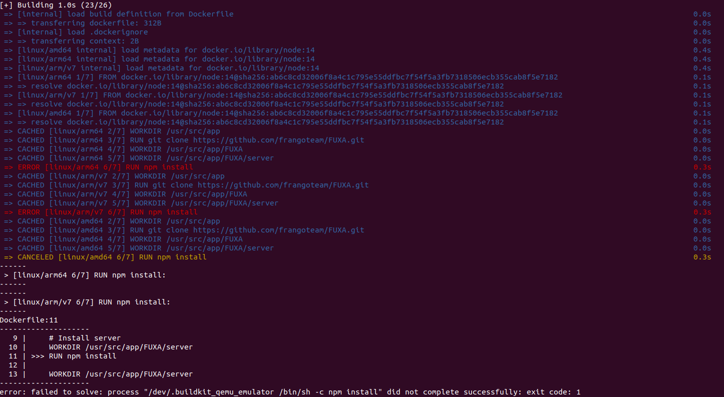 Release Multi-Arch Docker Images with buildx · Issue #204 · frangoteam/FUXA · GitHub