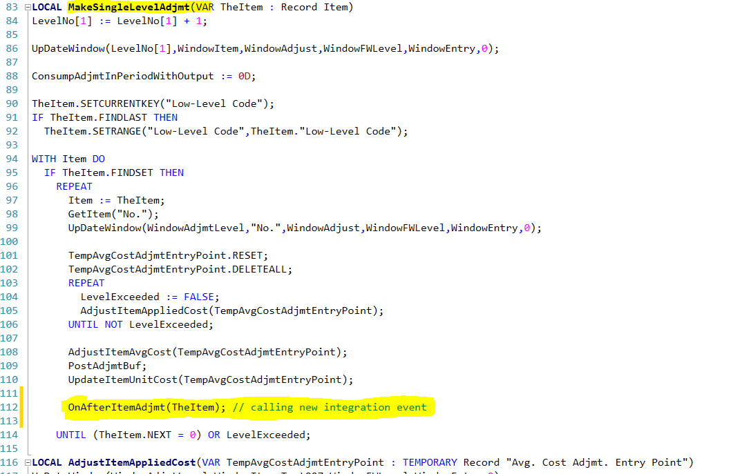 [Event Request] codeunit 5895 (Inventory Adjustment) · Issue #2328 · microsoft/ALAppExtensions ...