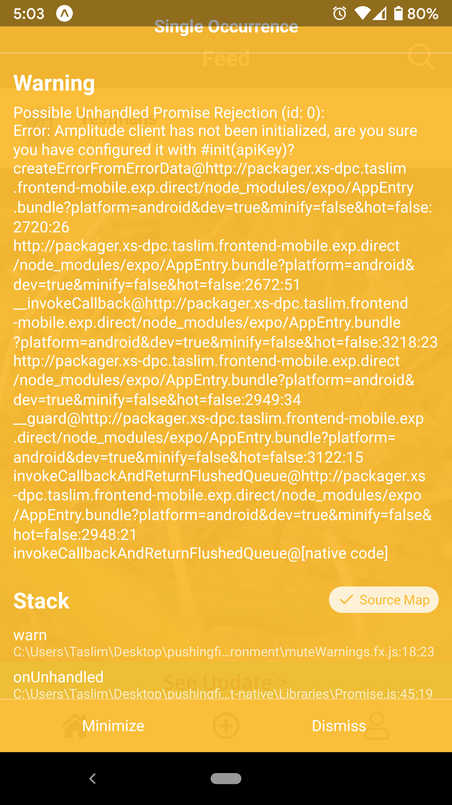[Android][Amplitude] Warning that Amplitude.initialize not initializing ...