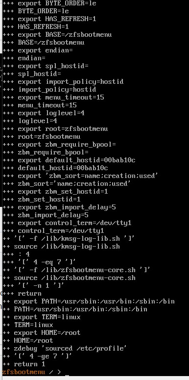 /etc/profile not sourced · Issue #241 · zbm-dev/zfsbootmenu · GitHub
