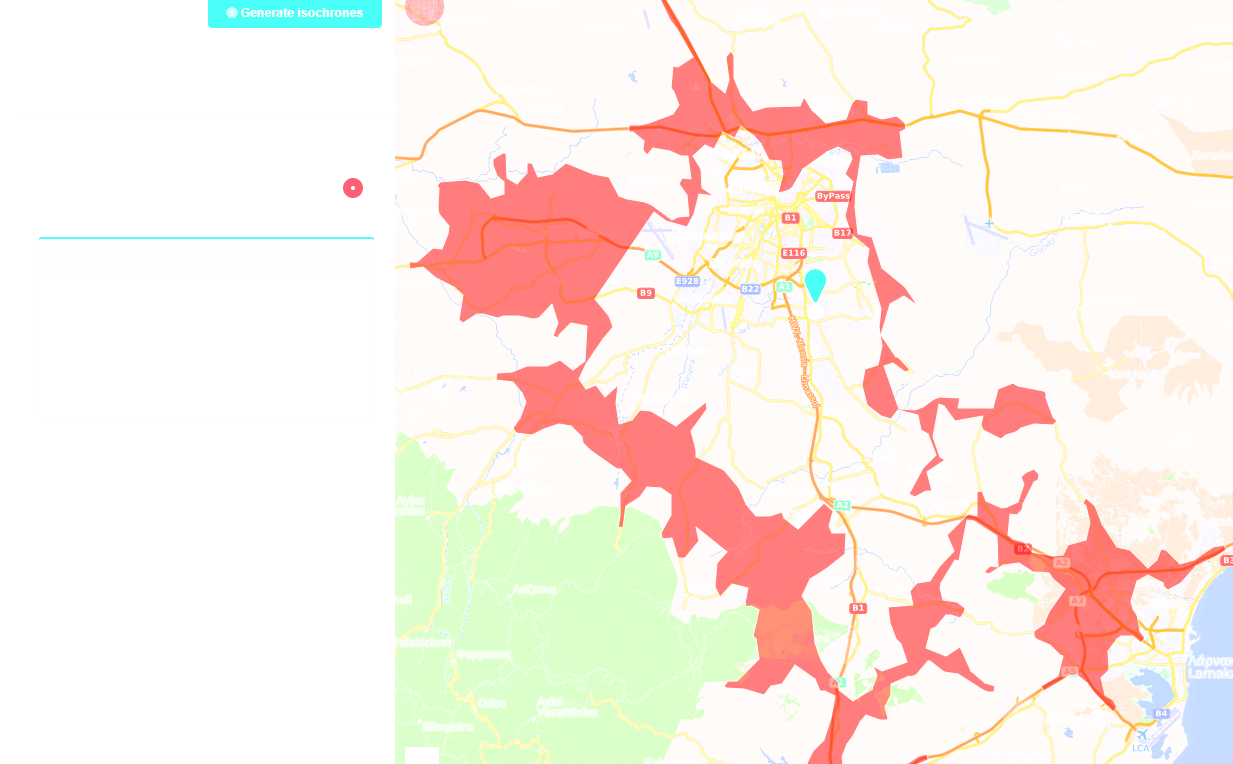 30 minute isochrone excludes area around starting point · Issue #468 ...