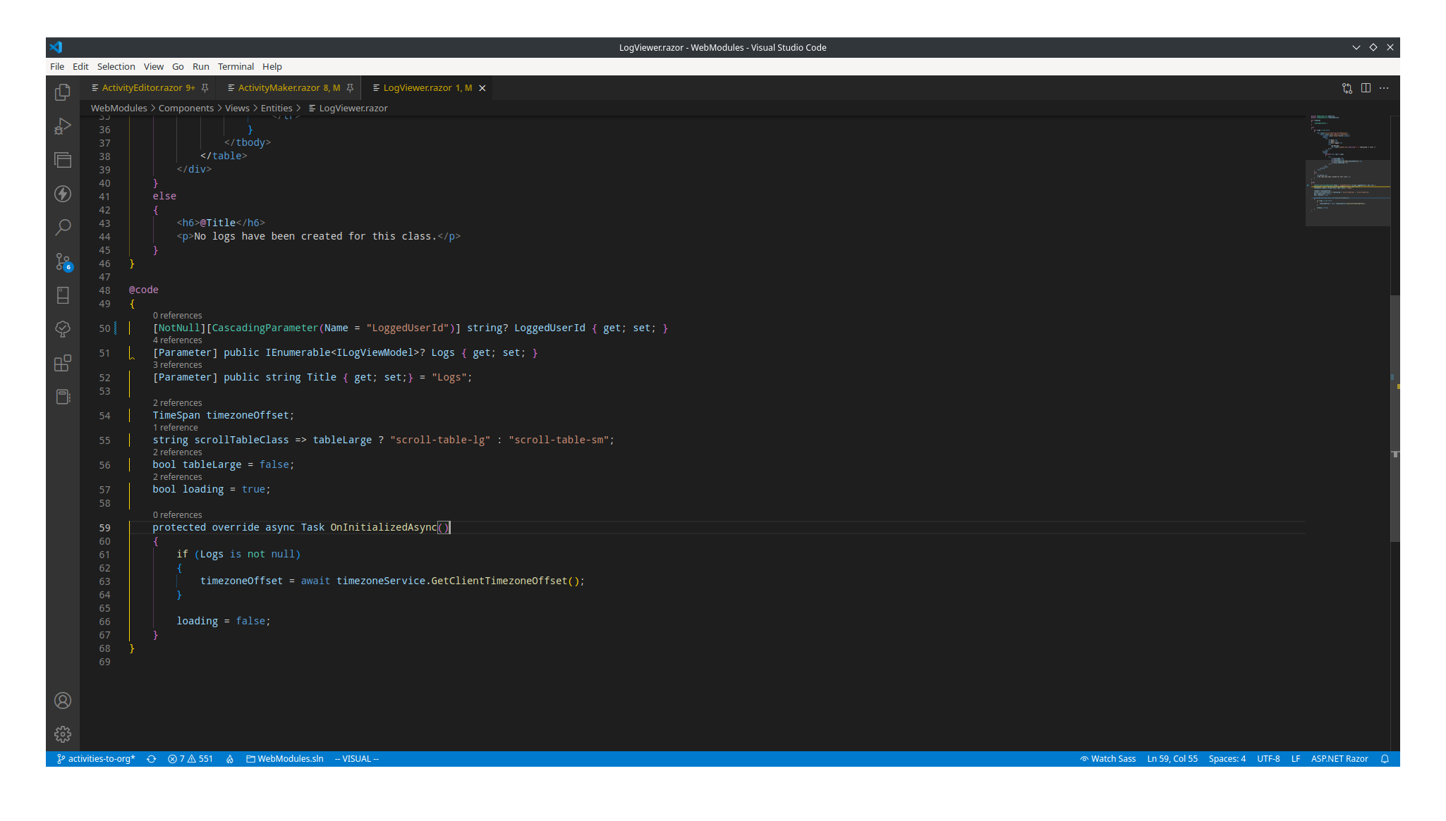 VS Code Syntax Highlighting Is Off In code Sections Where Nullable