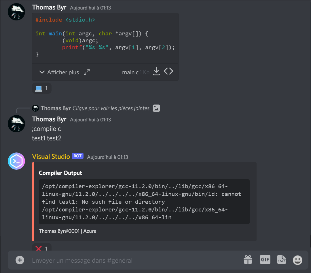 Command Line Arguments On File Attachment · Issue 144 · Headlinediscord Compiler Bot · Github 8906