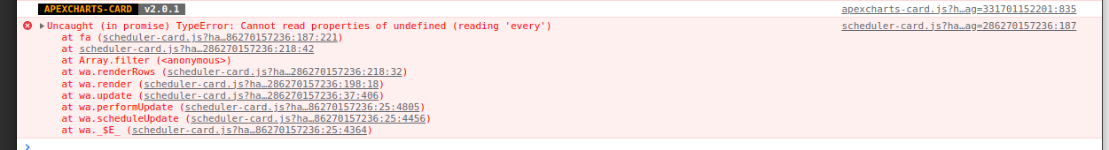 schedule card not loading · Issue #600 · nielsfaber/scheduler-card · GitHub