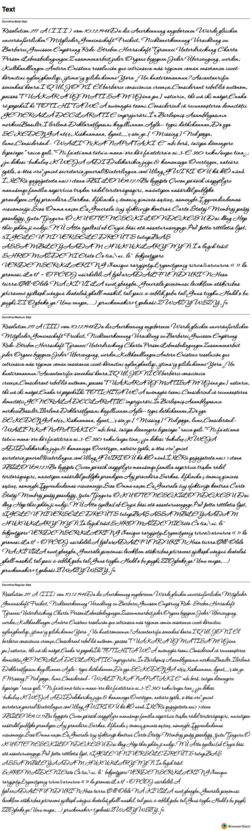 Browsers preview · Issue #5 · googlefonts/corinthia · GitHub