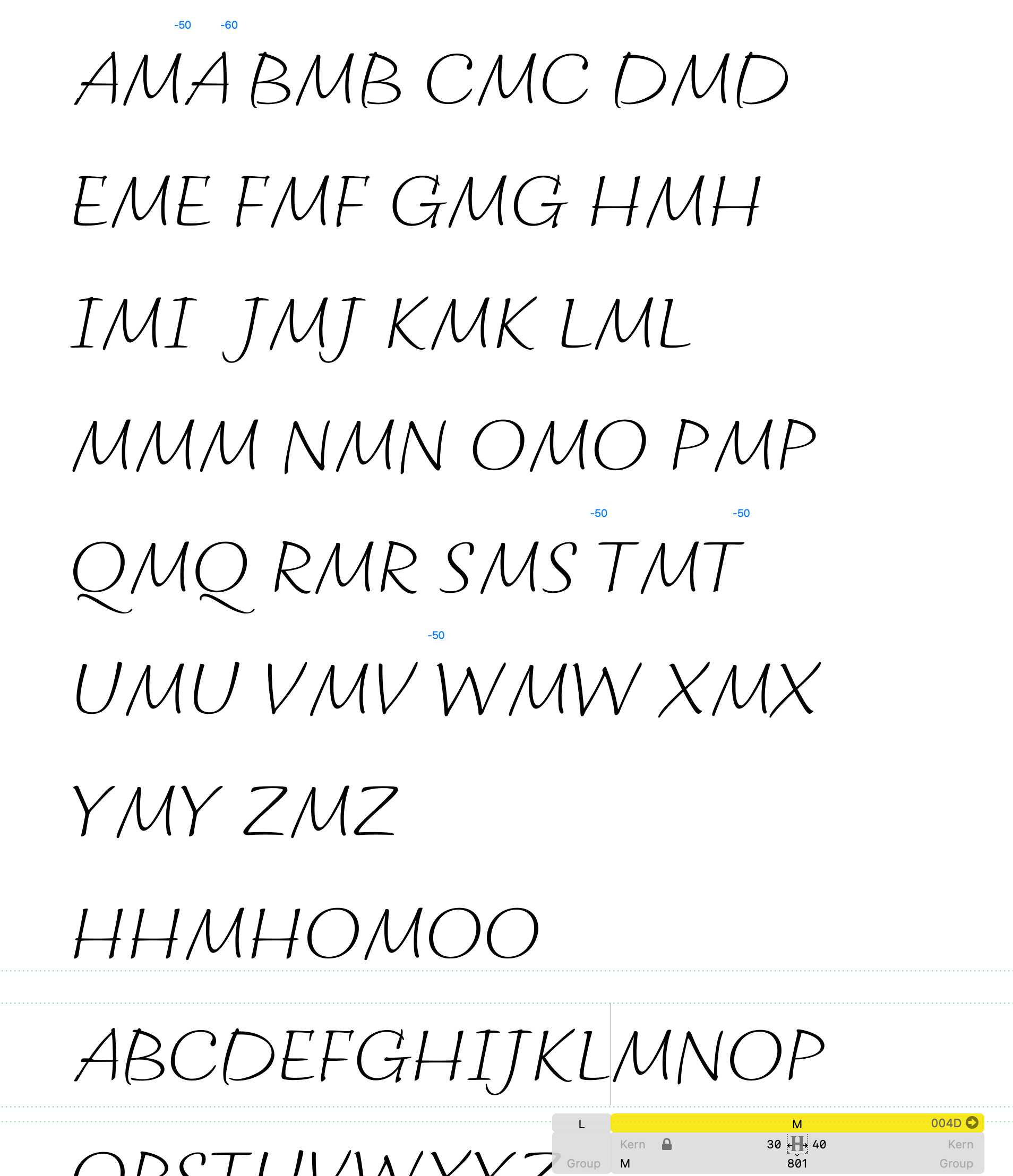 Design Issues · Issue #1 · googlefonts/moondance · GitHub