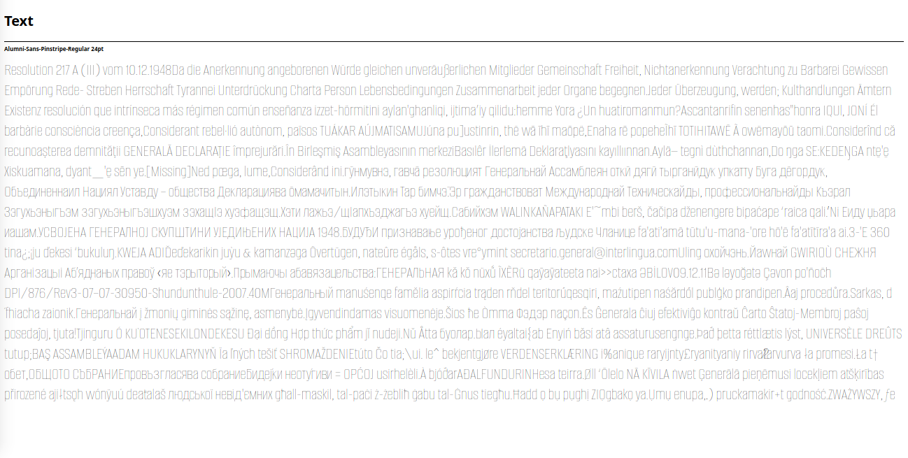 Browsers Preview · Issue #5 · googlefonts/alumni-sans-pinstripe · GitHub