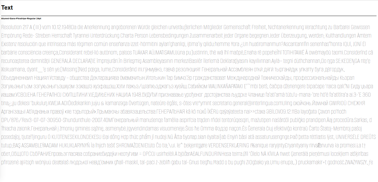 Browsers Preview · Issue #5 · googlefonts/alumni-sans-pinstripe · GitHub
