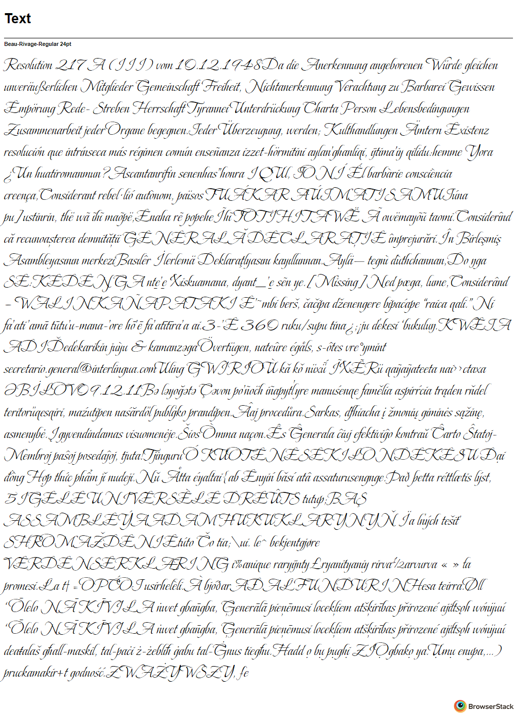 Browsers Preview · Issue #6 · googlefonts/beau-rivage · GitHub