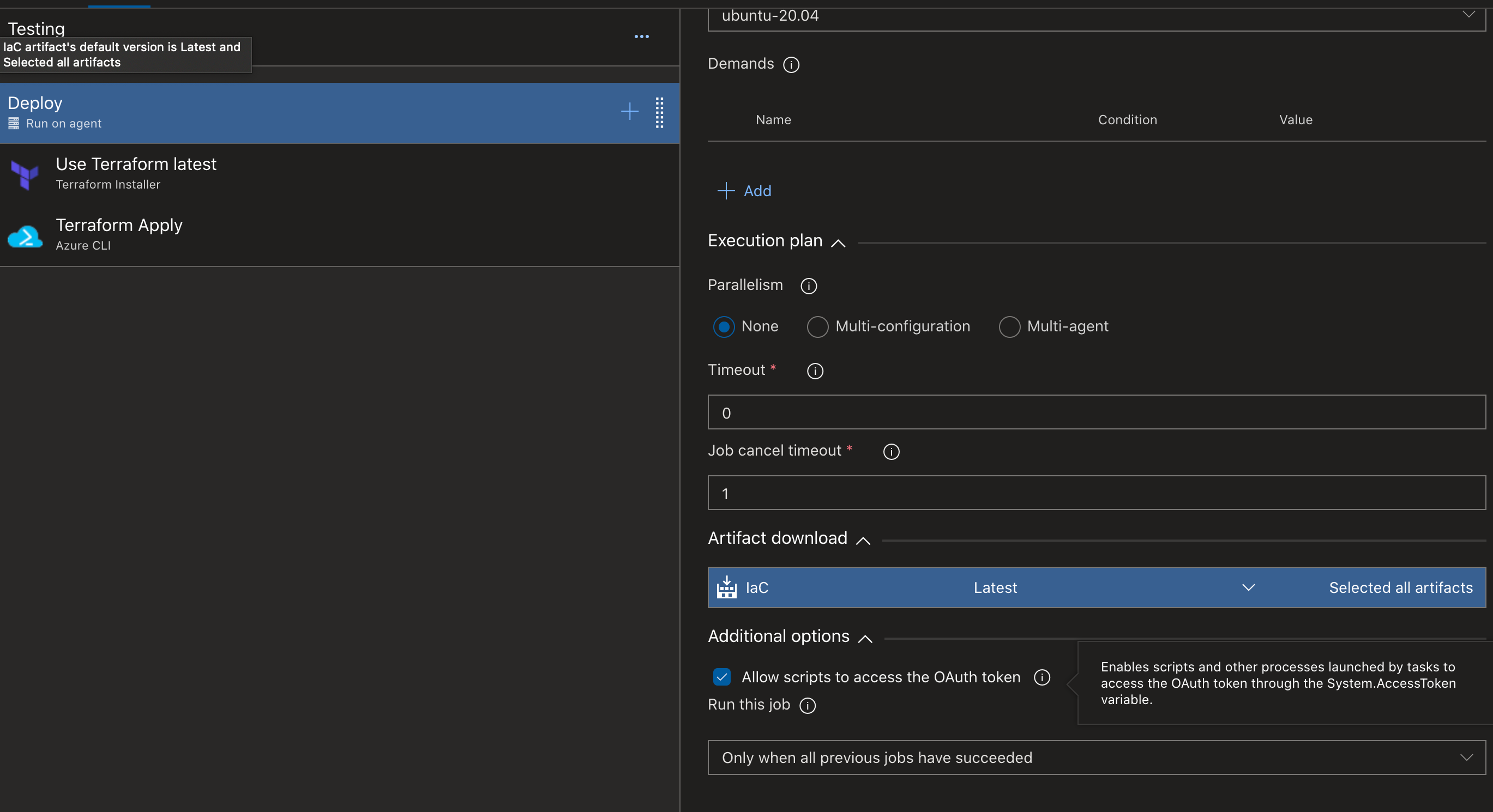 Azuredevops Provider Causes Errorexit Status 2 When Run In Pipeline · Issue 26 · Microsoft