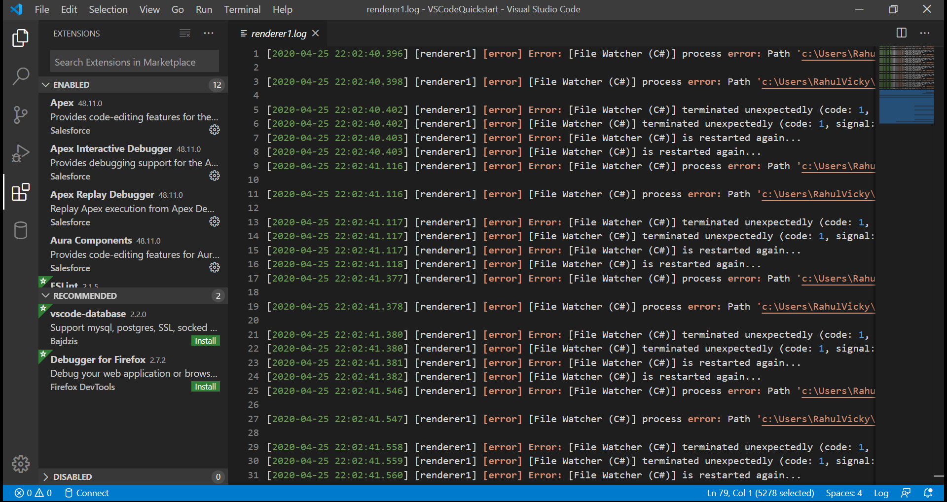 The terminal process command 'C:\Program Files\PowerShell\7-preview\pwsh.exe' failed to launch ...