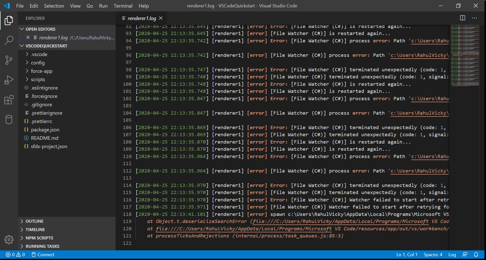 The terminal process command 'C:\Program Files\PowerShell\7-preview\pwsh.exe' failed to launch ...
