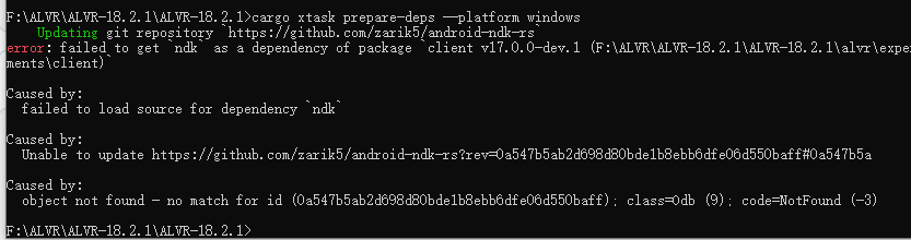 Build 1821 Source Code Rust Dependency Cannot Be Downloaded · Issue 1051 · Alvr Orgalvr
