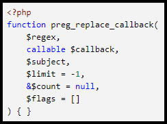 Problem with preg_replace_callback() documentation popup · Issue #1763 · bmewburn/vscode ...