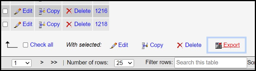 Export Query results - No row selected · Issue #17836 · phpmyadmin ...