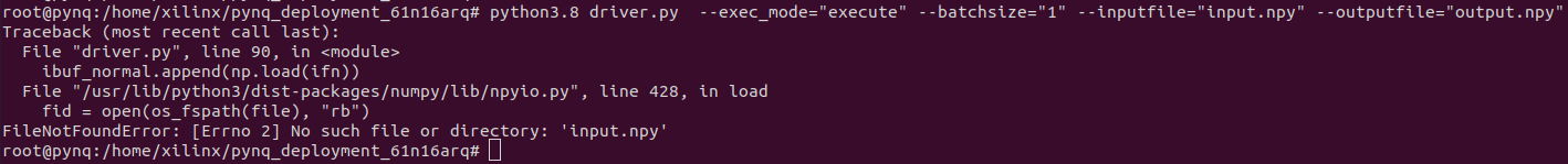Missing bitstring module in PYNQ deployment package · Issue #154 · Xilinx/finn · GitHub
