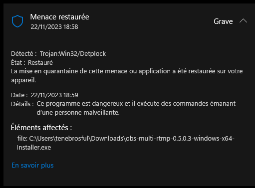 Windows Installer Is Flagged As Trojan · Issue 373 · Sorayukiobs Multi Rtmp · Github 