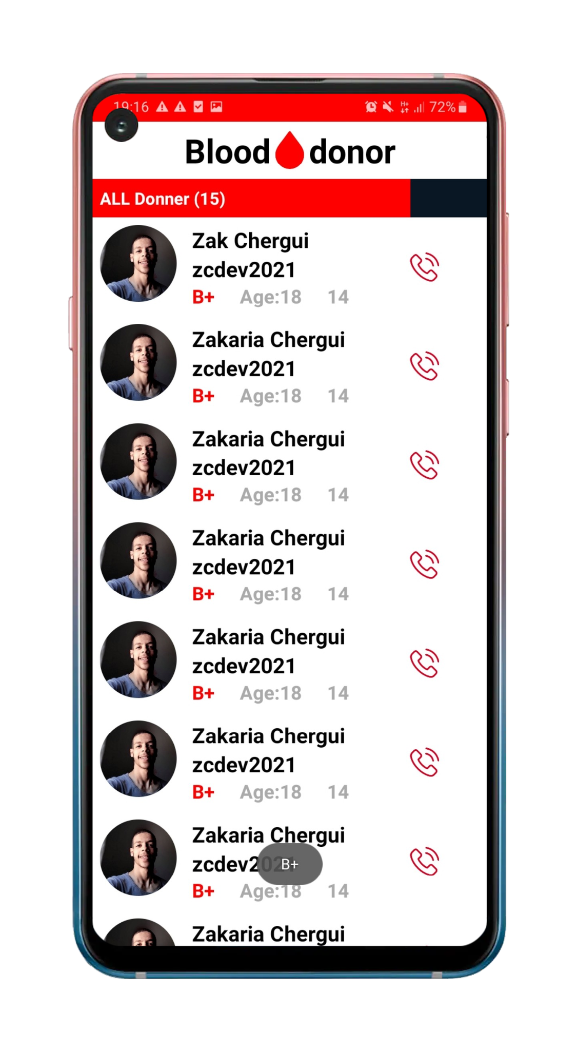 GitHub - ZCHERGUIdev/Blood-Donation