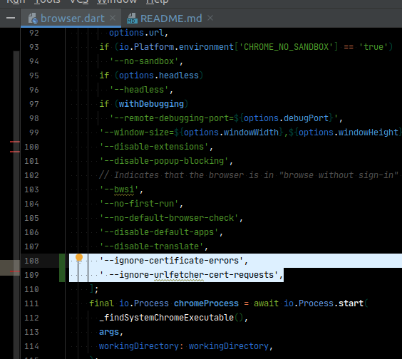 Allow providing arbitrary startup arguments to Chrome "device" · Issue #65575 · flutter/flutter ...