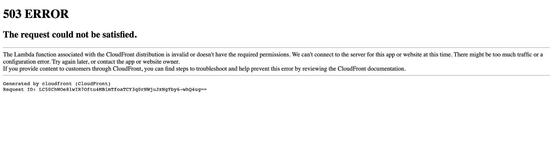 I was getting 503 in AWS Amplify in NEXT.JS Api Folder. · vercel next.js · Discussion #40597 ...
