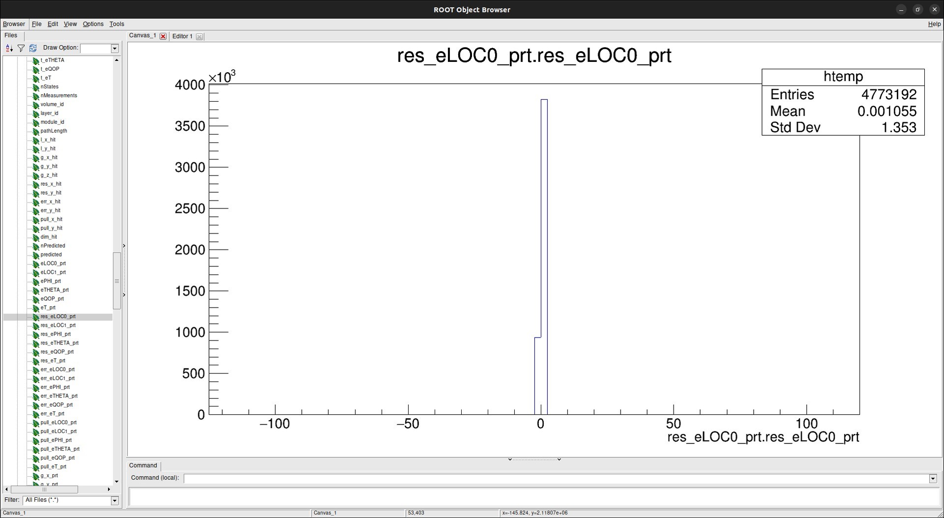 Analysis apps return different output with different number of threads while reconstruction ...