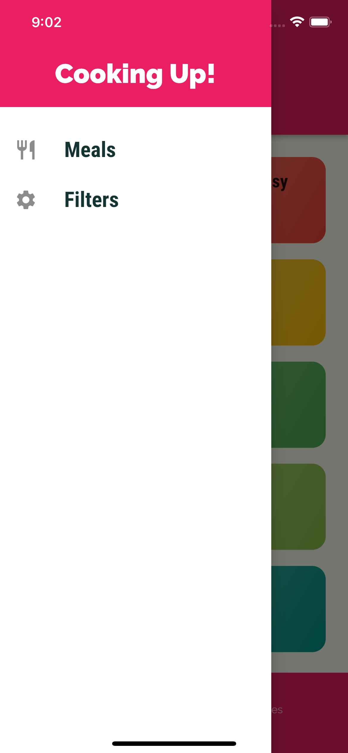 GitHub - lysyshaky/Meals-App