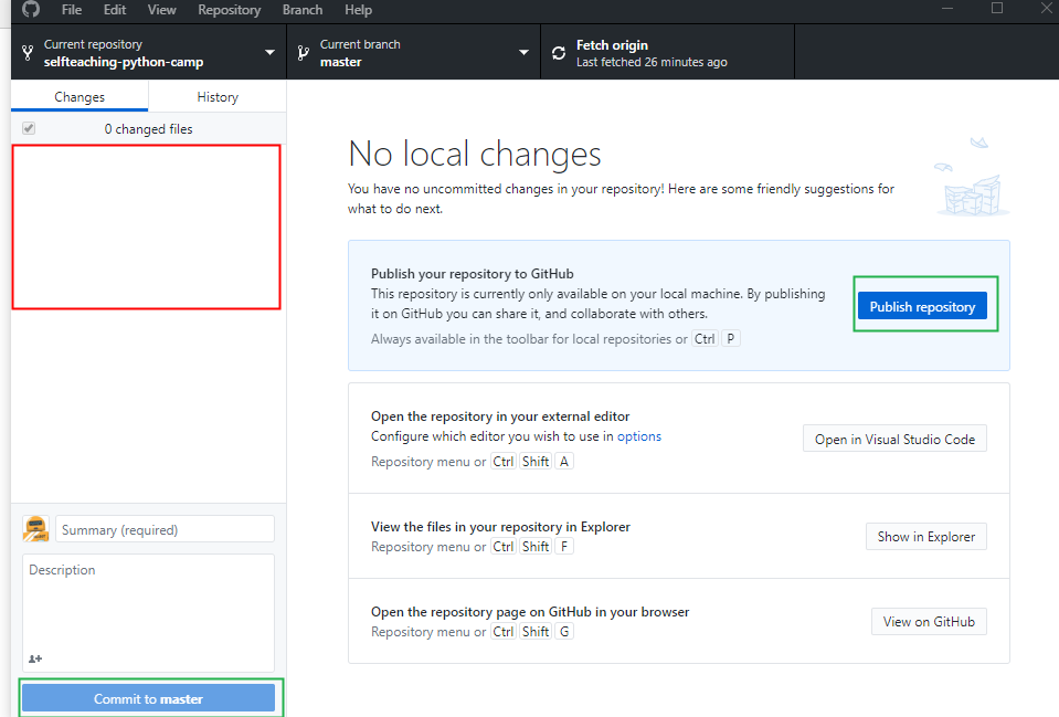 Day01 如何通过本地的 Github Desktop 将新增文件提交一个commit呢? · Issue 1690 · Selfteachingselfteaching Python