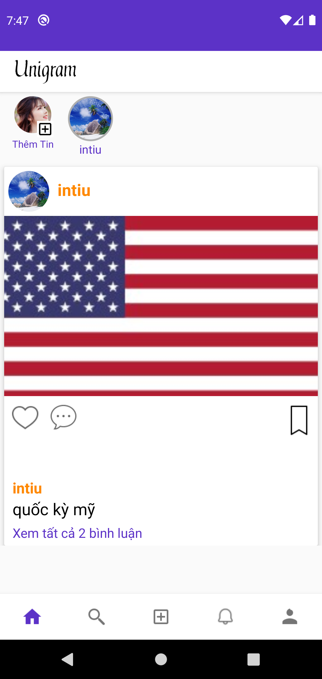 GitHub - lethanhphuong1999/UnigramCloneApp: This is the unigram social ...