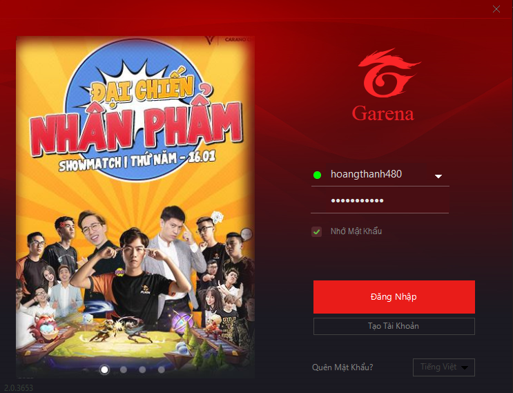 GitHub - lethanhphuong1999/GARENA_UI: This is garena's interface design ...