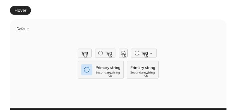[Bug]: Button Secondary, Primary, Outline icon hover/press behavior · Issue #23808 · microsoft ...