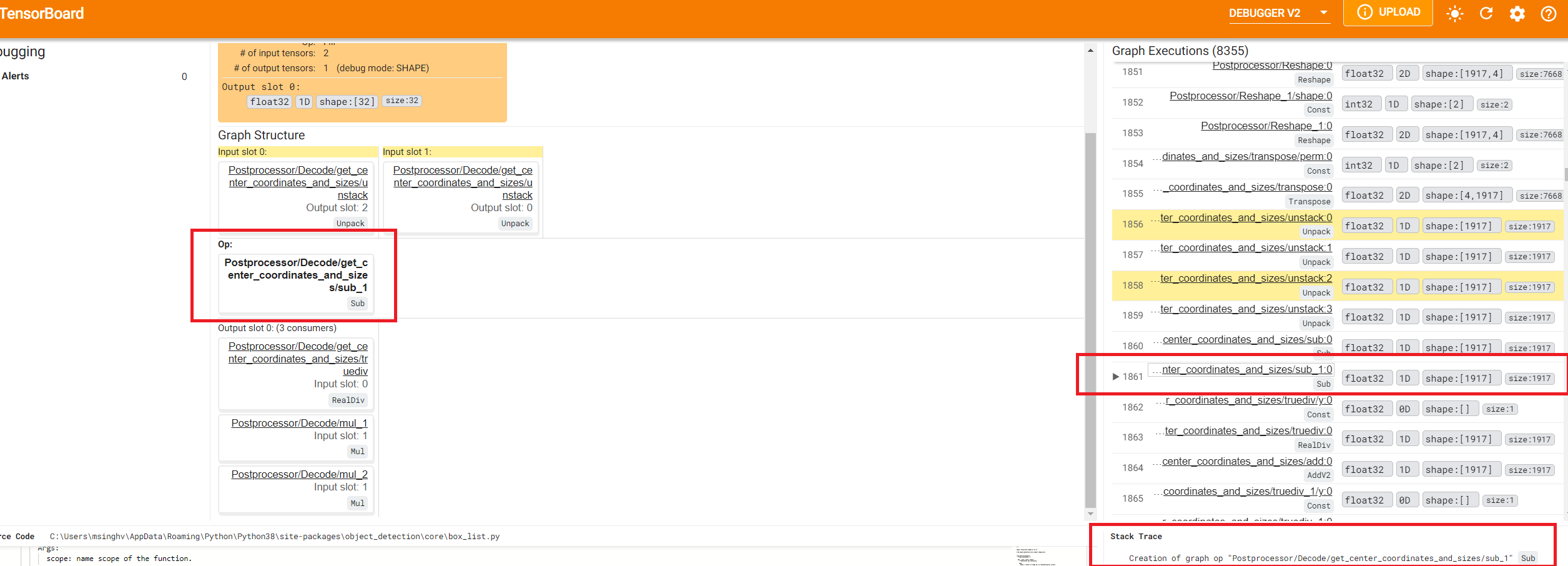 Is It Possible To View Or Dump Full Tensor Values In Debugger V2 Gui